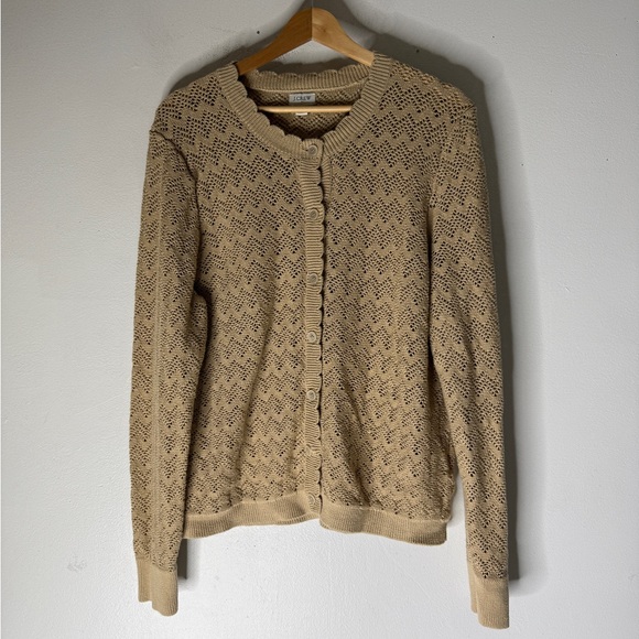 J. Crew Factory | Sweaters | J Crew Factory Scalloped Pointelle ...
